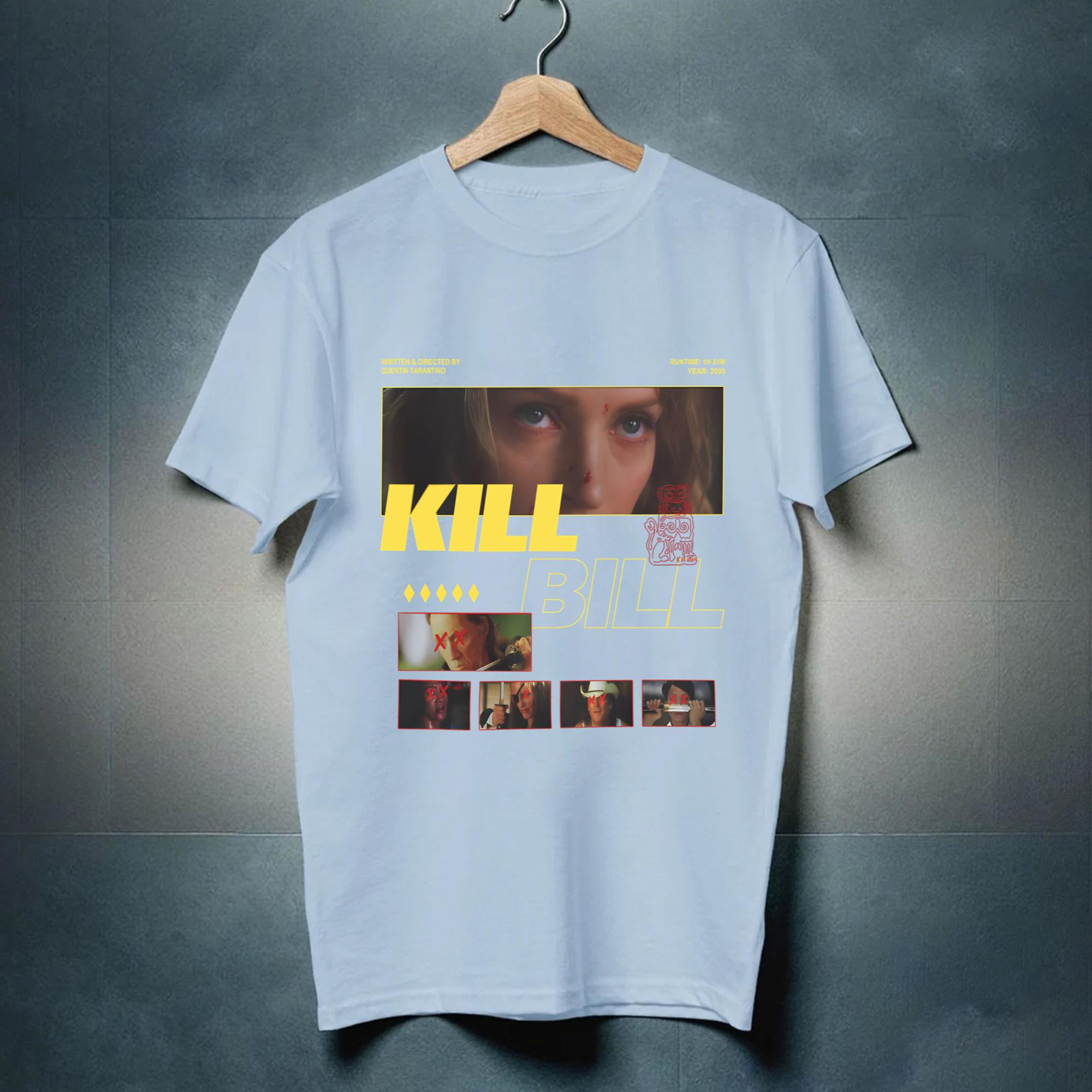 Kill Bill Movie Shirt, Unisex Retro Japanese Action Film Graphic T ...