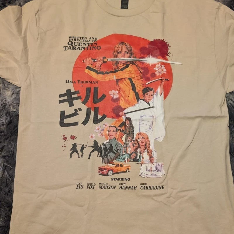 Kill Bill Shirt, Quentin Tarantino Tshirt, Uma Thurman,Retro Movie ...