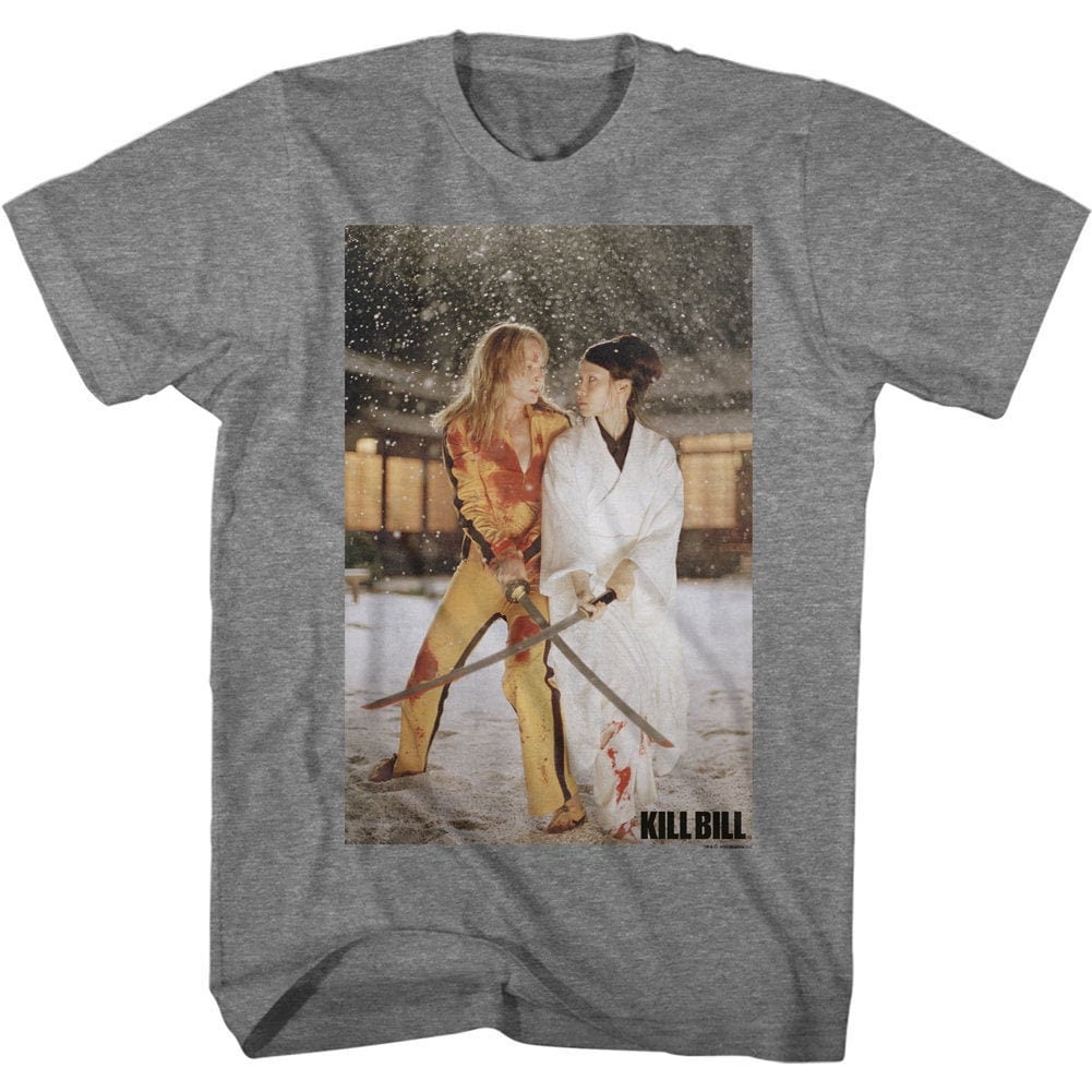 Kill Bill The Bride and O-Ren Ishii Sword Cross Picture Heather Gray ...