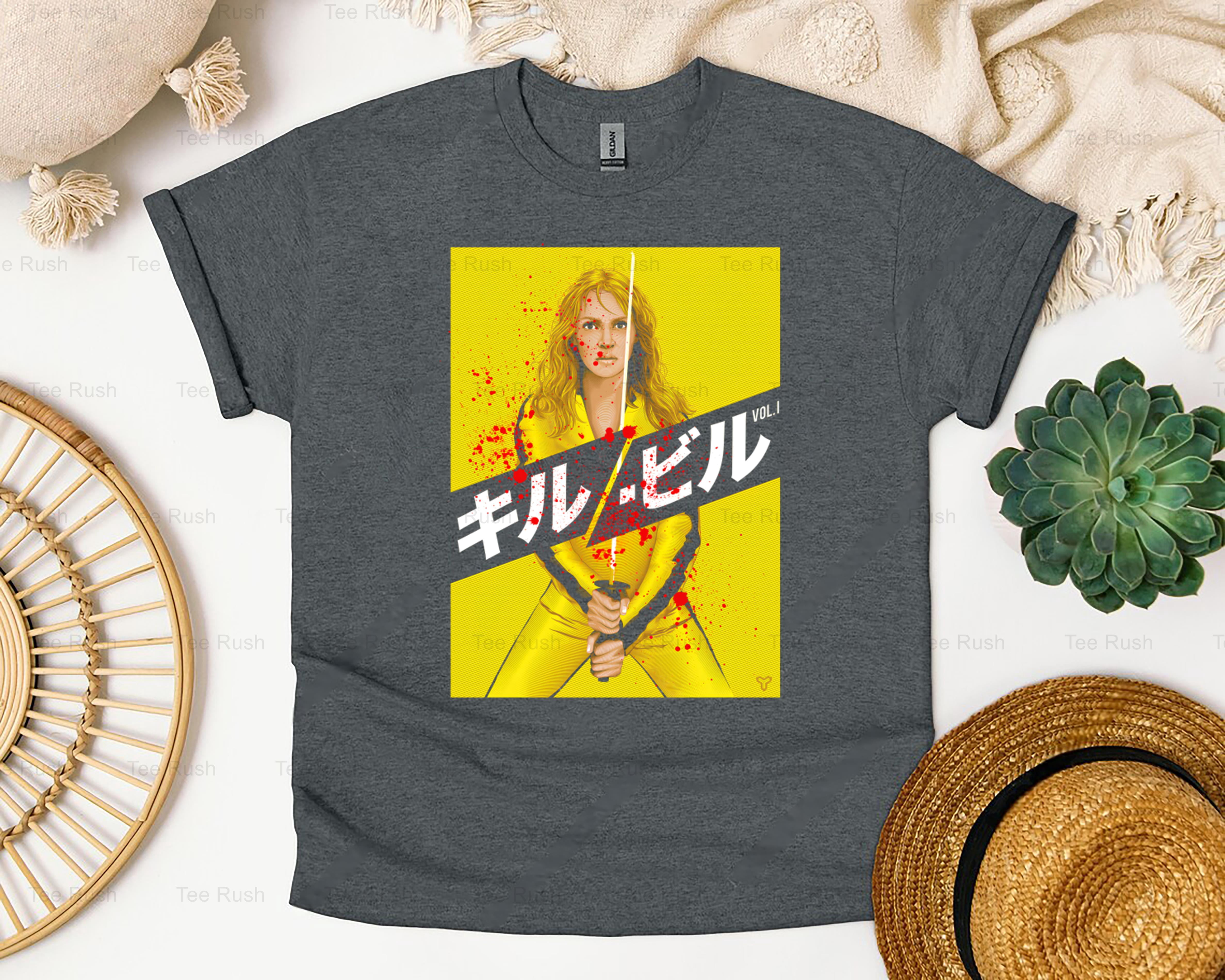 Kill Bill Vol 1 Quentin Tarantino Movie Uma Thurman O Ren Ishii,T-Shirt ...
