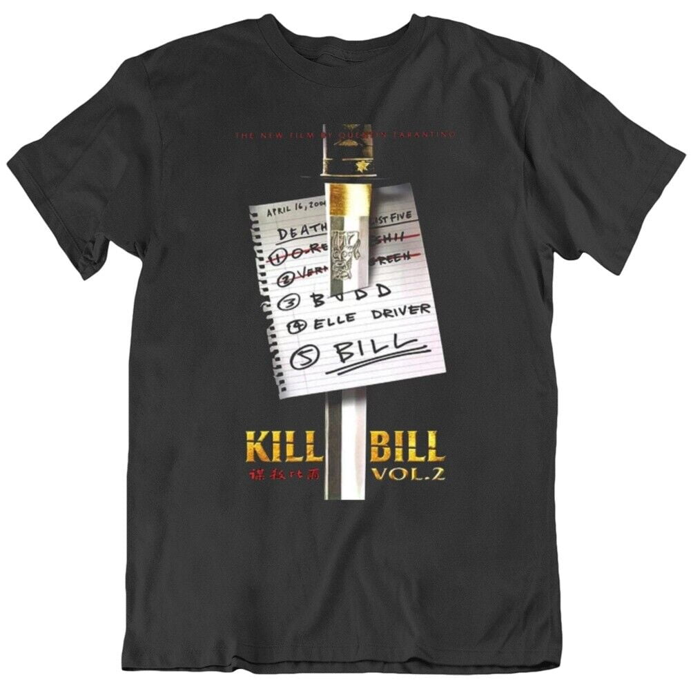 Kill Bill Vol 2 Movie Poster Fan T Shirt - Walmart.com