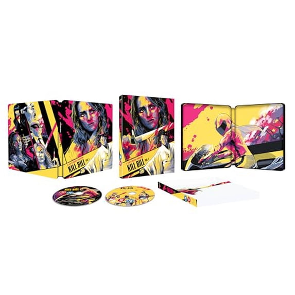 Kill Bill: Volume 1 Limited Edition Steelbook 4K Ultra HD Region Free ...