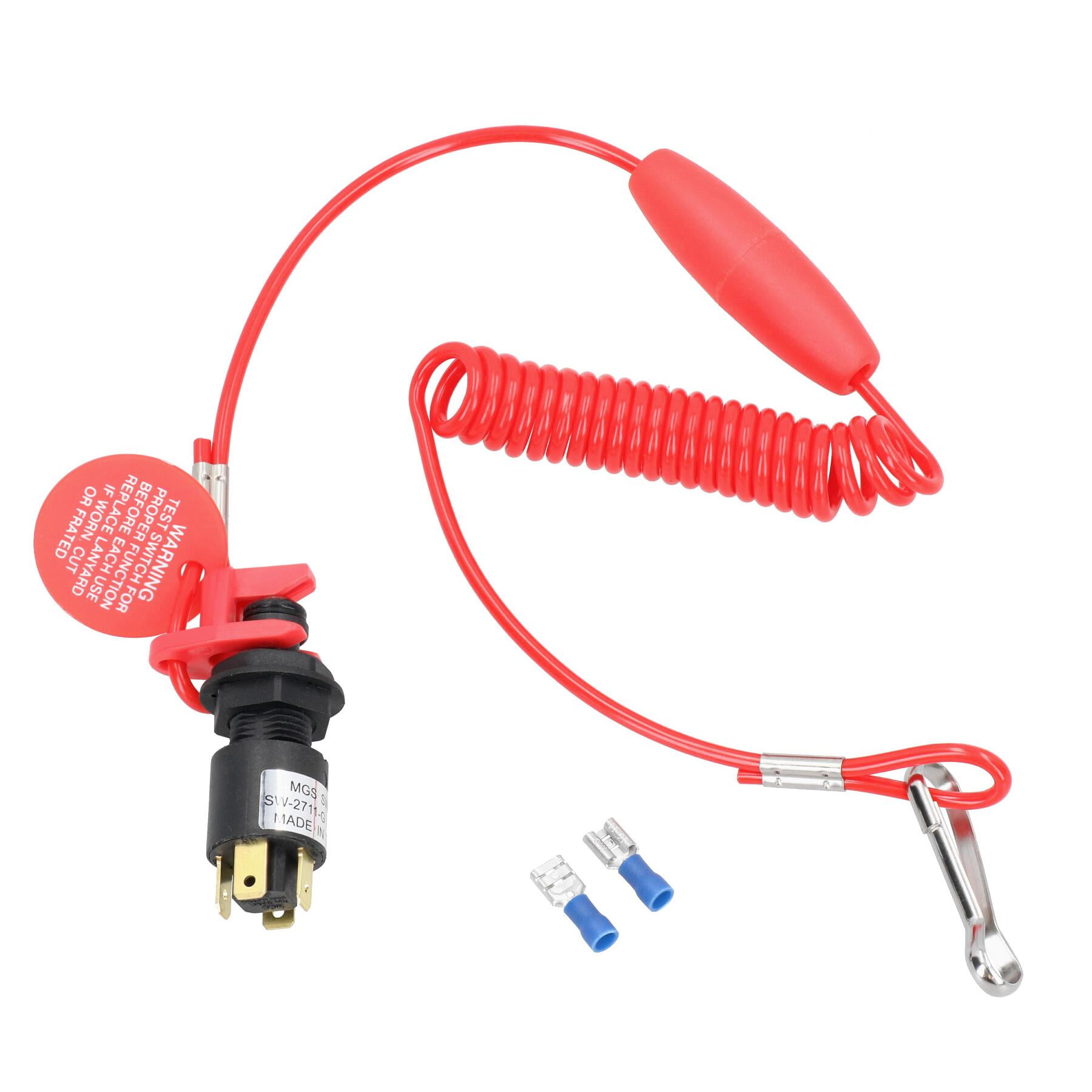 Kill Cord Engine Stop Switch Safety Lanyard Make or Break Type Boat ...