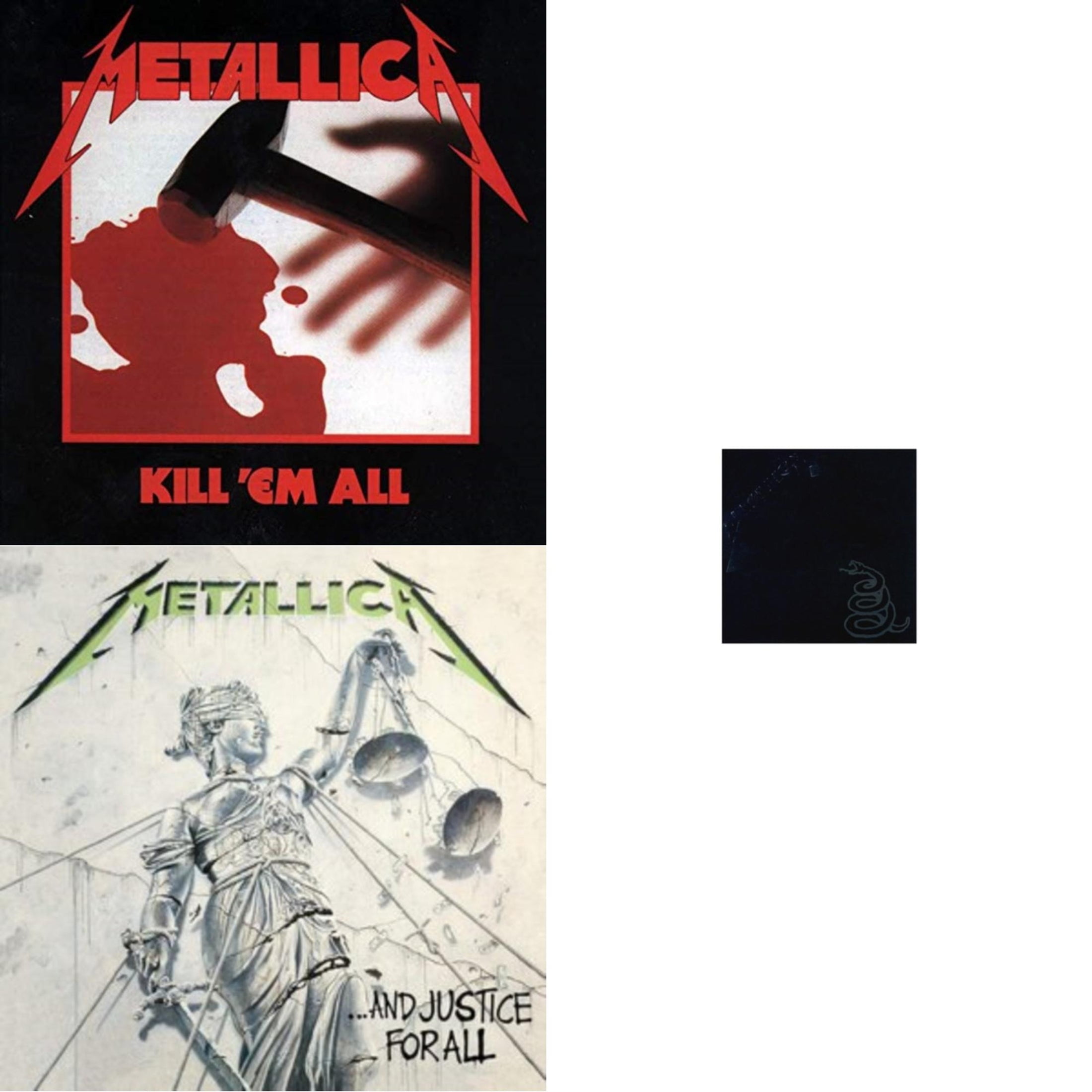 Kill Em All (180G) & And Justice For All (Remastered) & Metallica ...