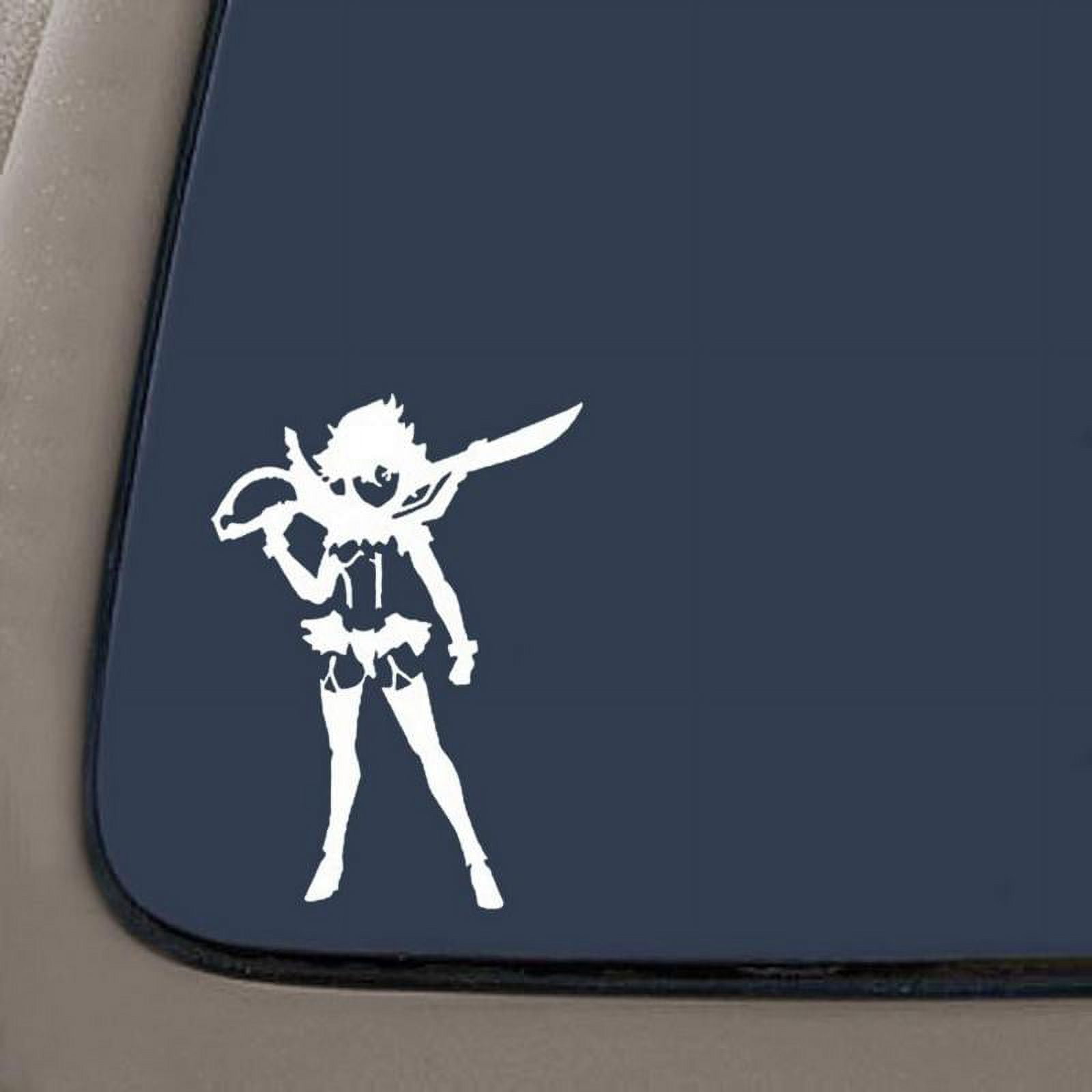 Kill La Kill Anime Decal | 7.3-Inches By 5.6-Inches | White Vinyl Decal ...