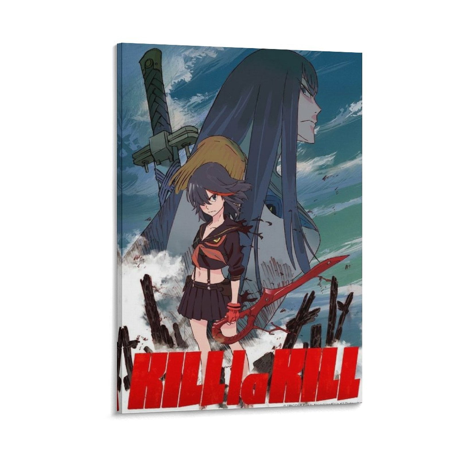 Kill La Kill Anime Poster (10) Artworks Canvas Poster Room Aesthetic ...