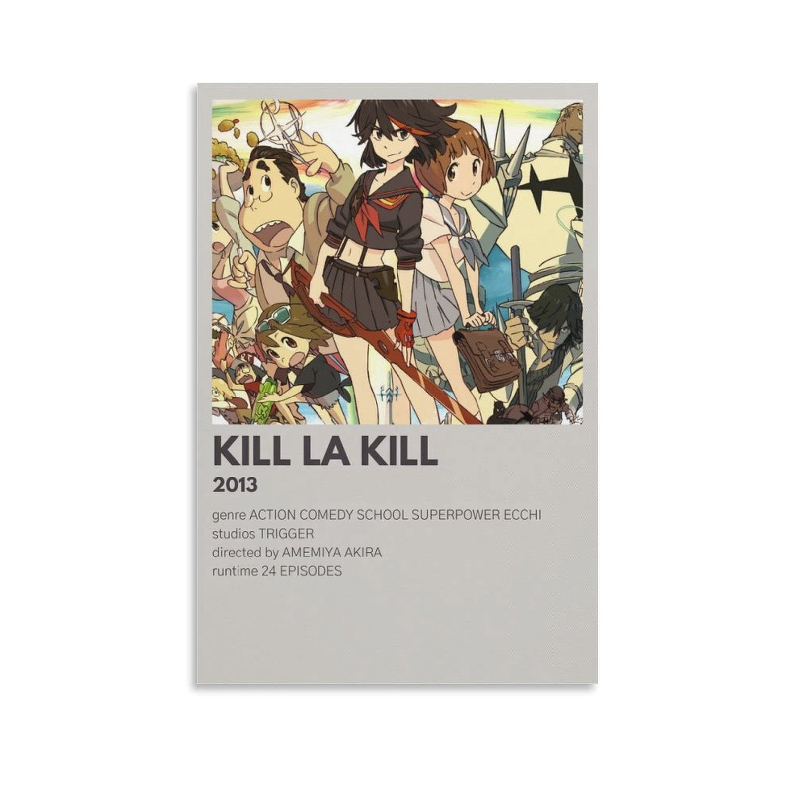 Kill La Kill Anime Poster (14) Artworks Picture Print Poster Wall Art ...