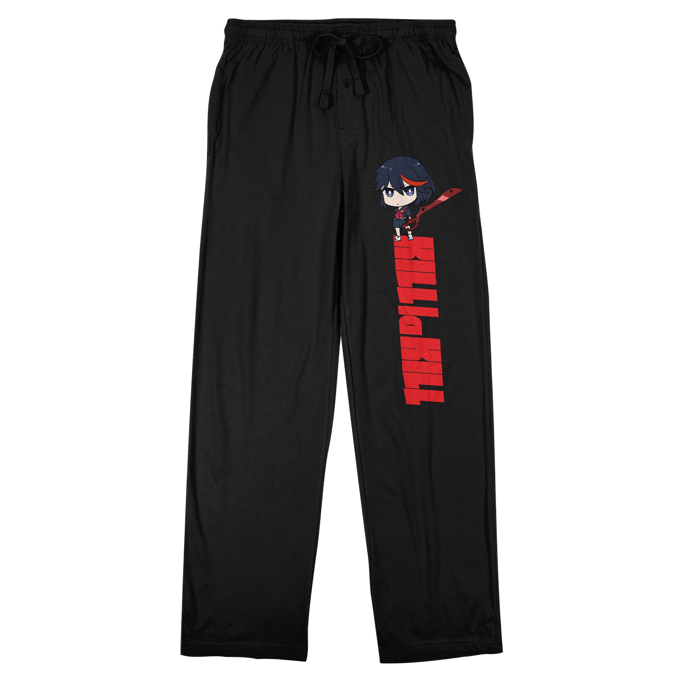 Kill La Kill Chibi Ryuko Stretching Women's Black Sleep Pajama Pants ...