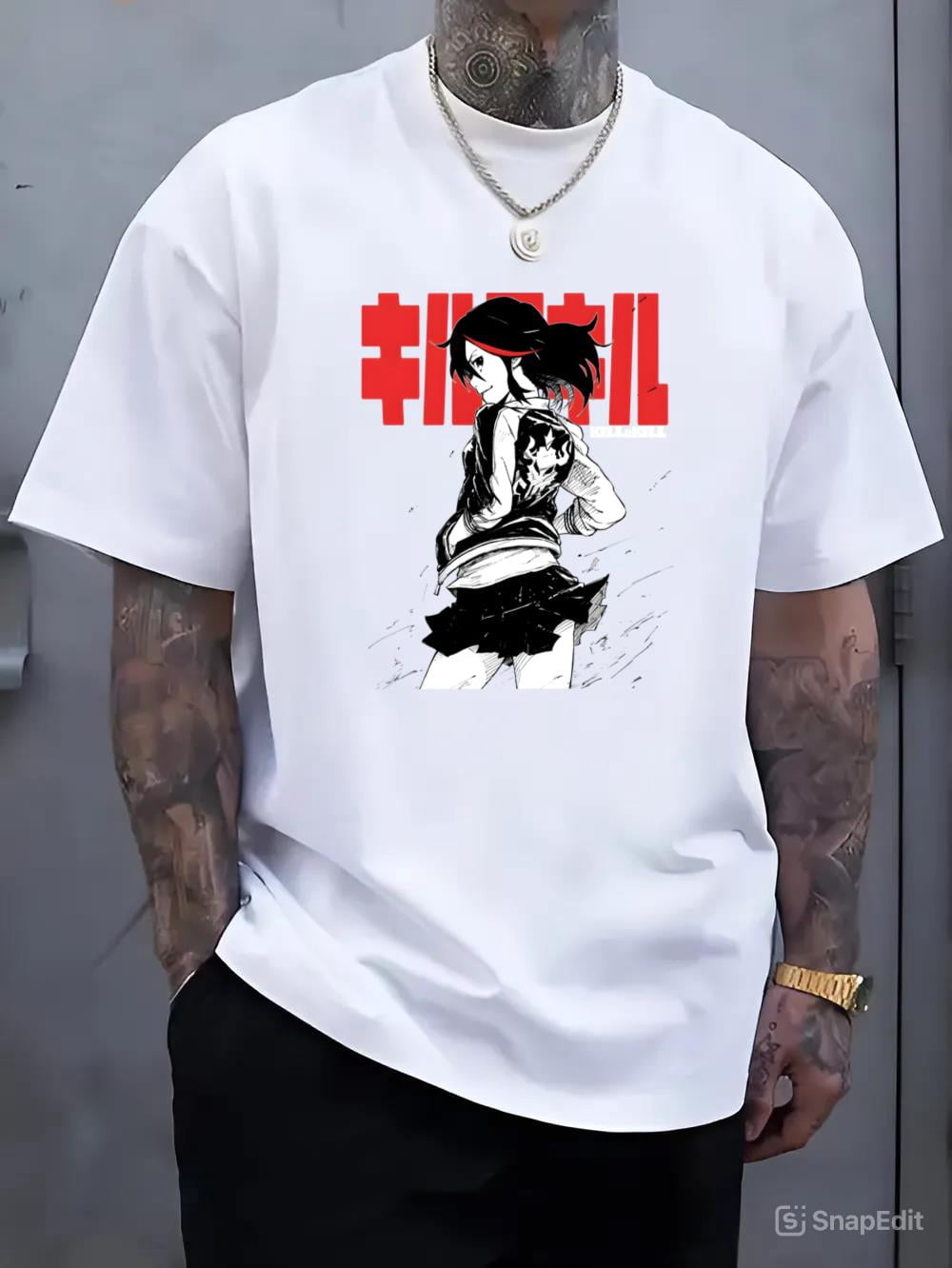 Kill La Kill Ryuko Matoi Anime T Shirt Studio Trigger Senketsu Scissor ...