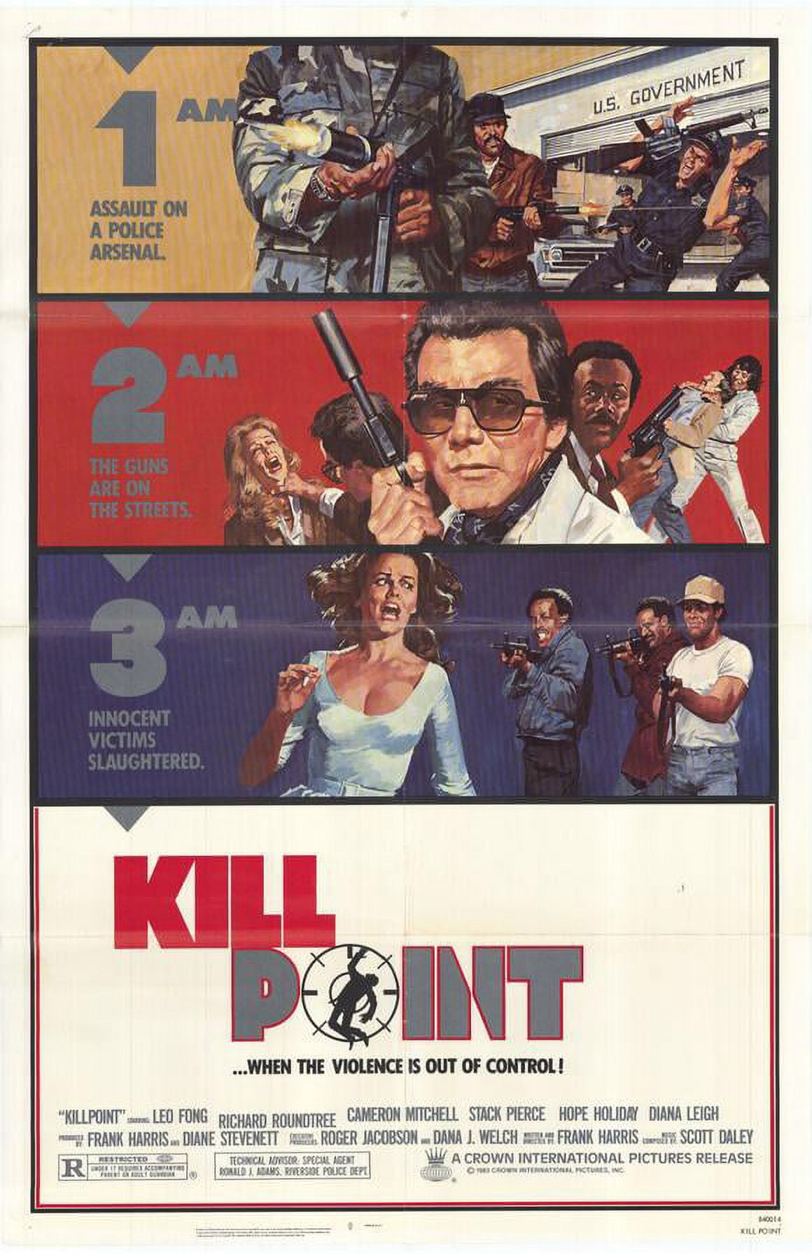 Kill Point - movie POSTER (Style A) (11" x 17") (1984) - Walmart.com