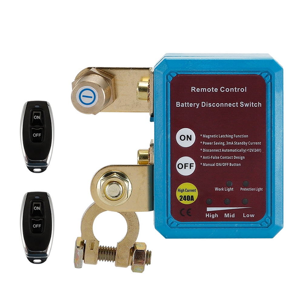 Kill Remote Battery Disconnect Switch, 12V/24V 240A Car Battery Kill ...