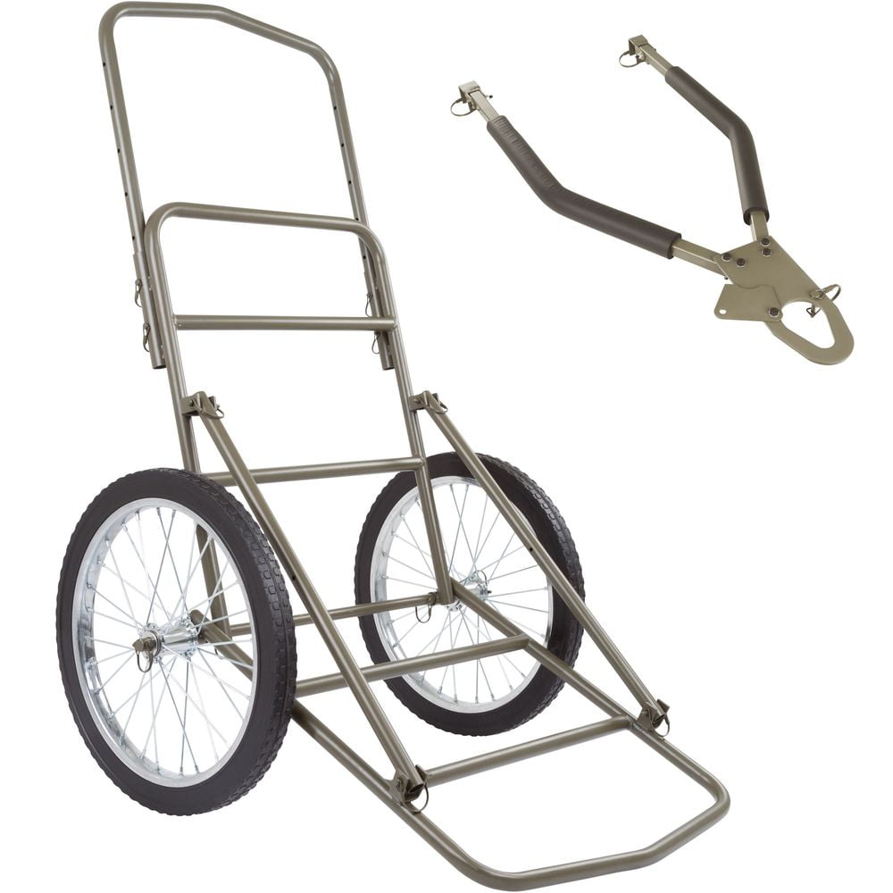 Kill Shot Heavy Duty Hunting Game Hauler Cart with Folding Wheels, 750 ...