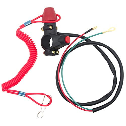 Kill Switch for 50cc 70cc 90cc 110cc 125cc 150cc 200cc 250cc ATV Dirt Bike Go Kart Pit Bike 4 ...