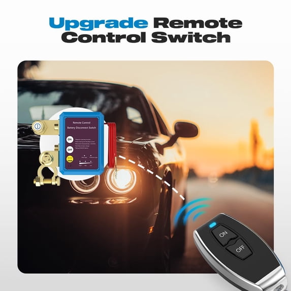 Kill Switch for Car, 12V 240A Remote Battery Disconnect Switch Car Kill ...