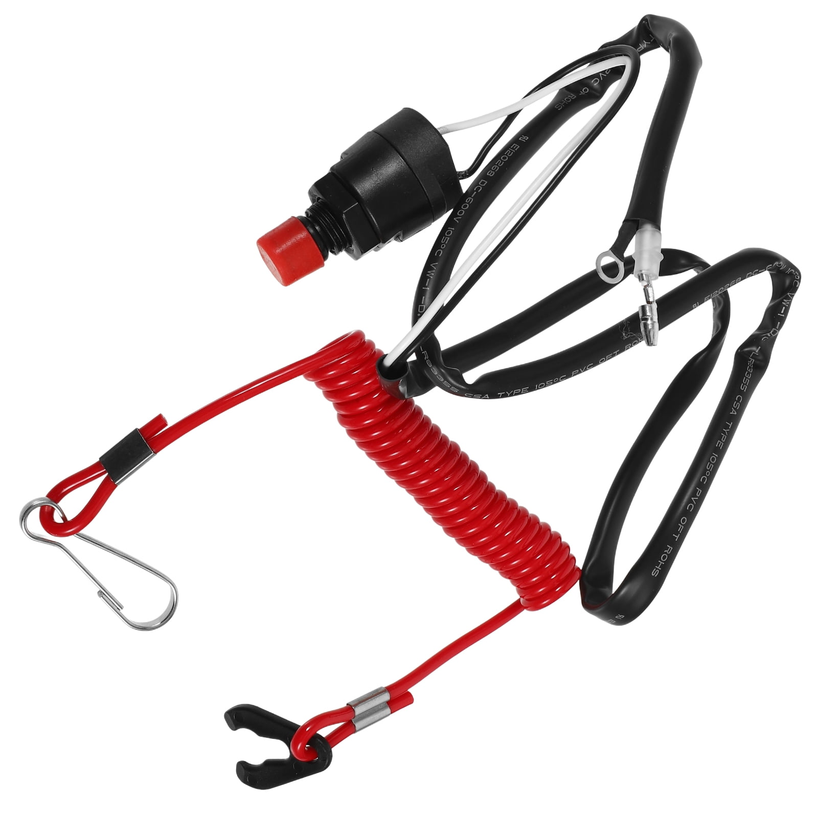 Kill Switch Lanyards Marine Ignition Button Boat Safety Cord Marine Engine Button Engine Start ...