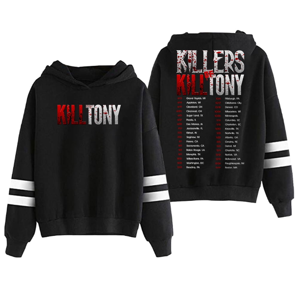 Kill Tony Tour 2025 Hoodie Pocketless Parallel Bars Sleeve Streetwear ...