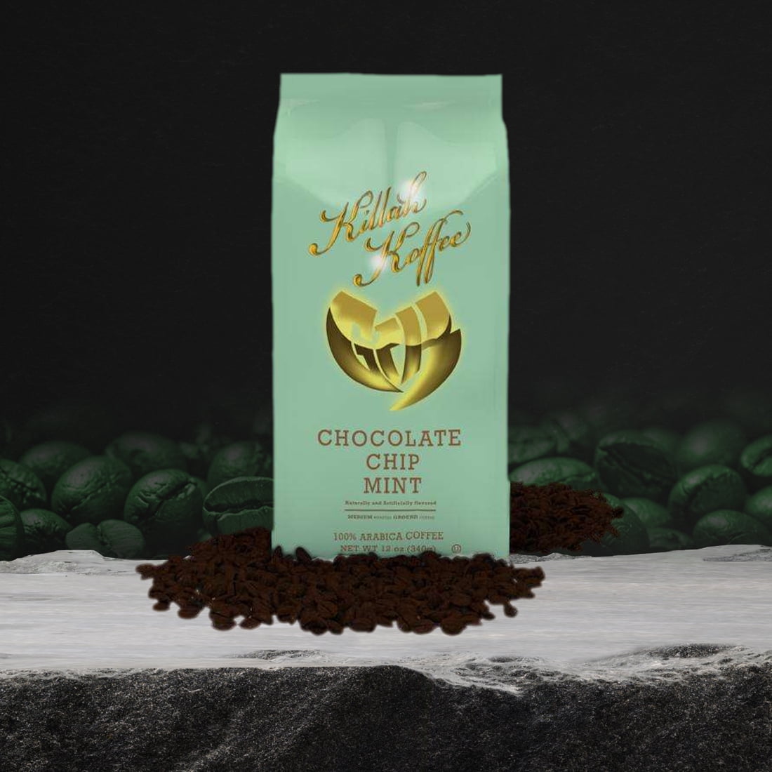 Killah Koffee Chocolate Chip Mint Medium Ground Coffee 12 oz - Walmart.com