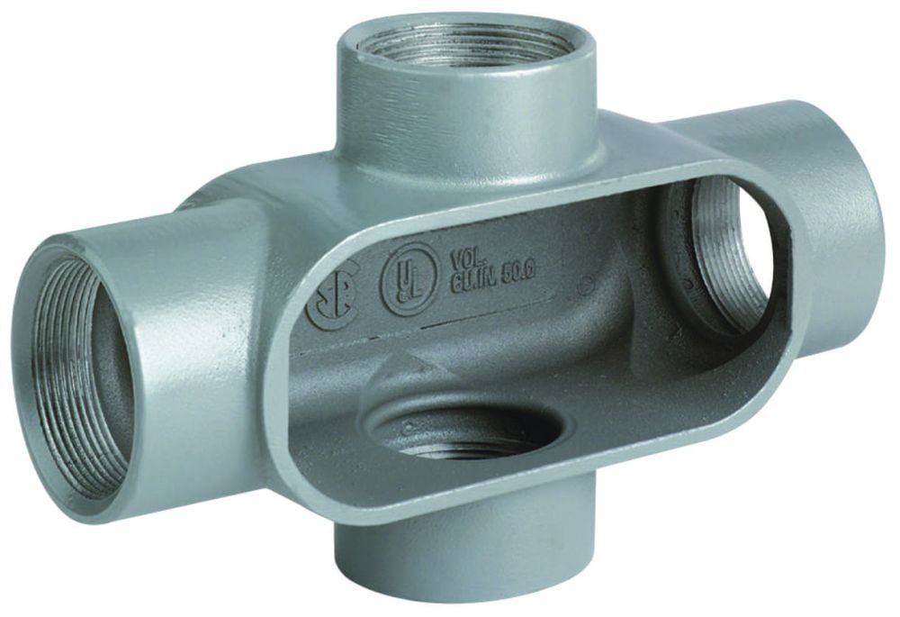 Hubbell Killark Conduit Outlet Body,Iron,Trd Sz 1/2in X17 - Walmart.com