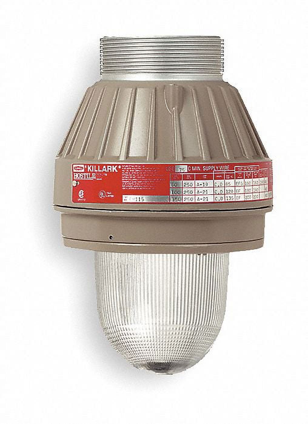 Killark IncandLightFix,300W,13"L,8"W,7 1/2"H,Tan EMI20 - Walmart.com