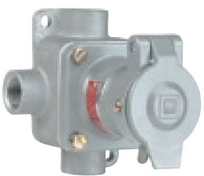 Killark JLX-1, 1/2"", 115/230 VAC 20 A, Pin and Sleeve Receptacle Back ...