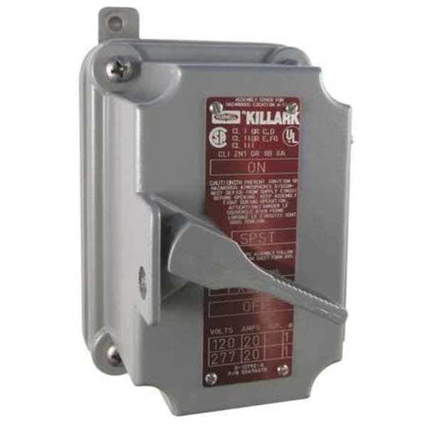 Hubbell Killark Manual Motor Switch,HazLoc,600V,2 Pole FXSX12 - Walmart.com