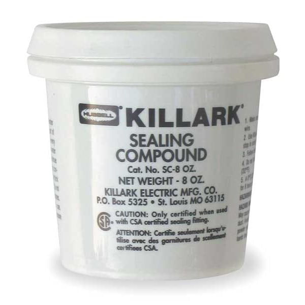 Hubbell Killark Sealant,Plastic Pail,Container Size 8oz SC-8OZ ...