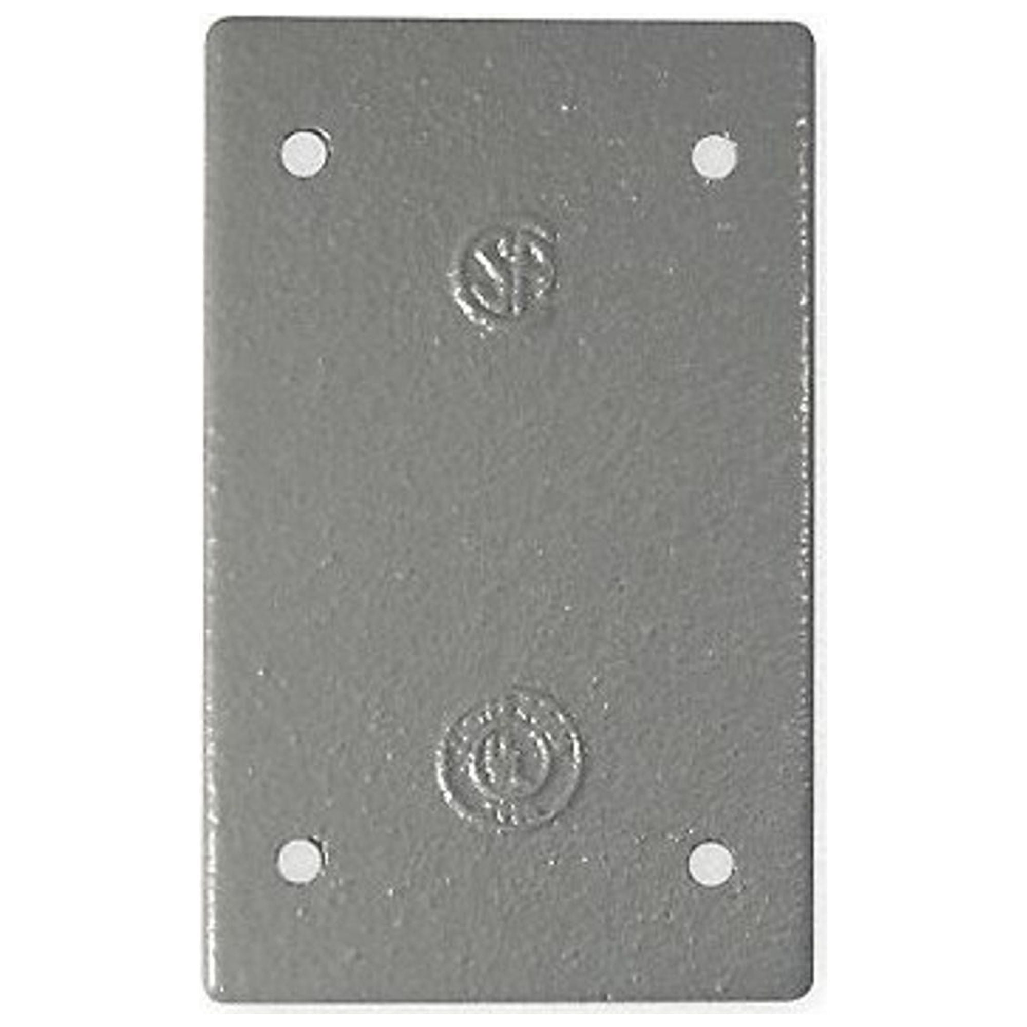 Hubbell Killark Weatherproof Cover, 1 Gang, Iron, Blank Cover Type ...