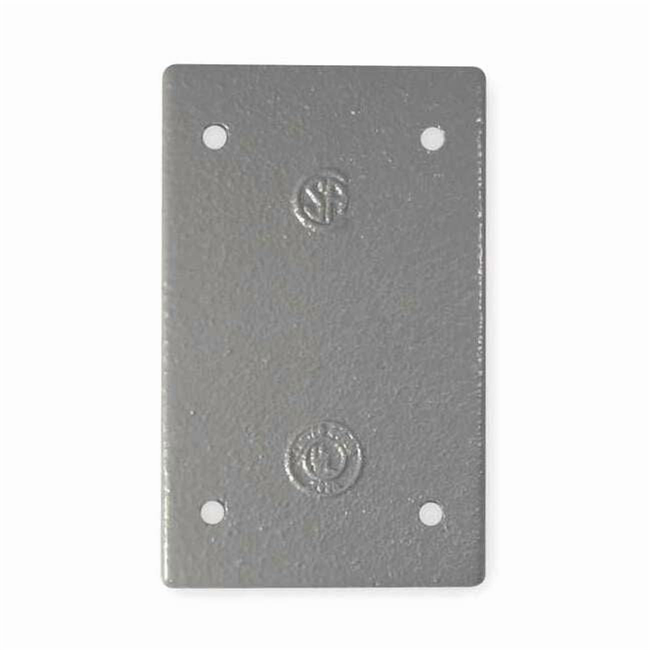 Hubbell Killark Weatherproof Cover, 1 Gang, Iron, Blank Cover Type ...