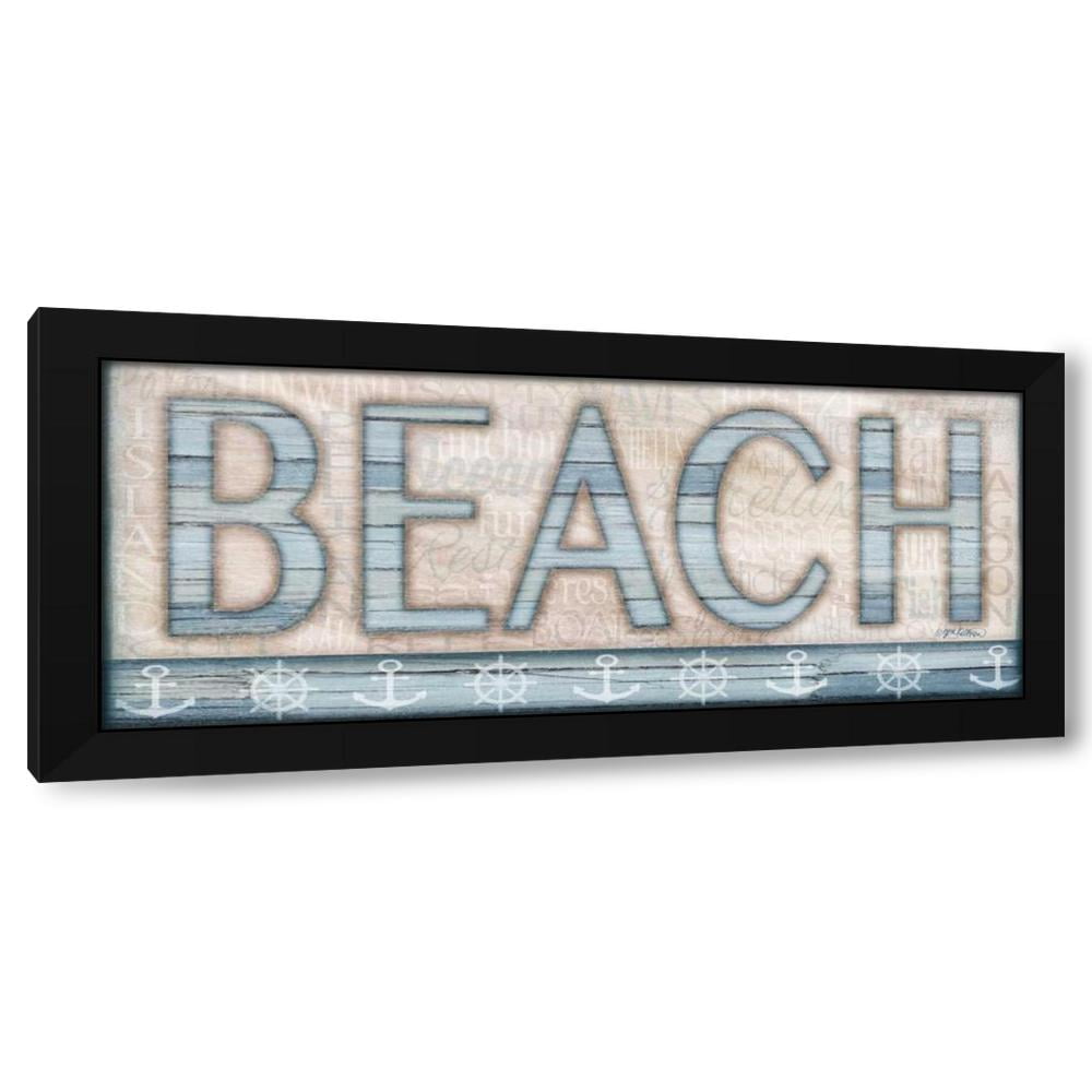 Jen Killeen 18x10 Black Modern Wood Framed Wall Art Titled - Driftwood ...