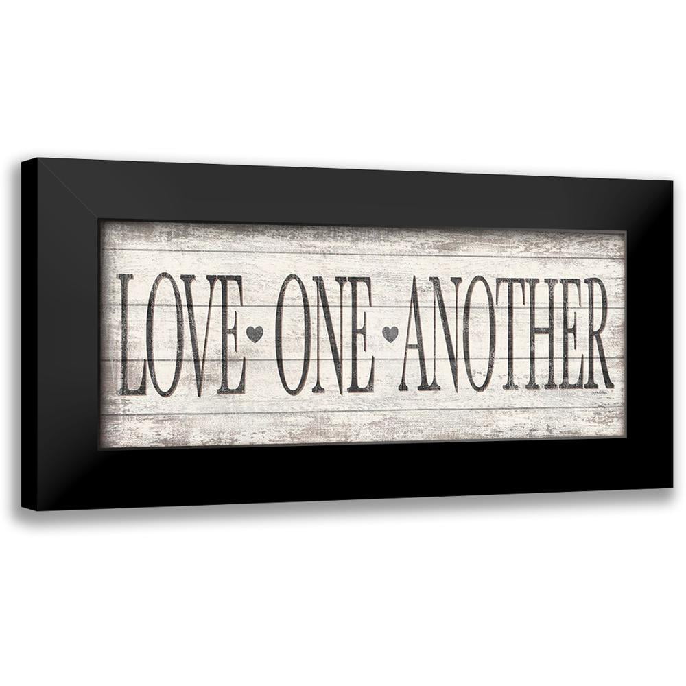 Killeen, Jen 18x10 Black Modern Framed Museum Art Print Titled - Love ...