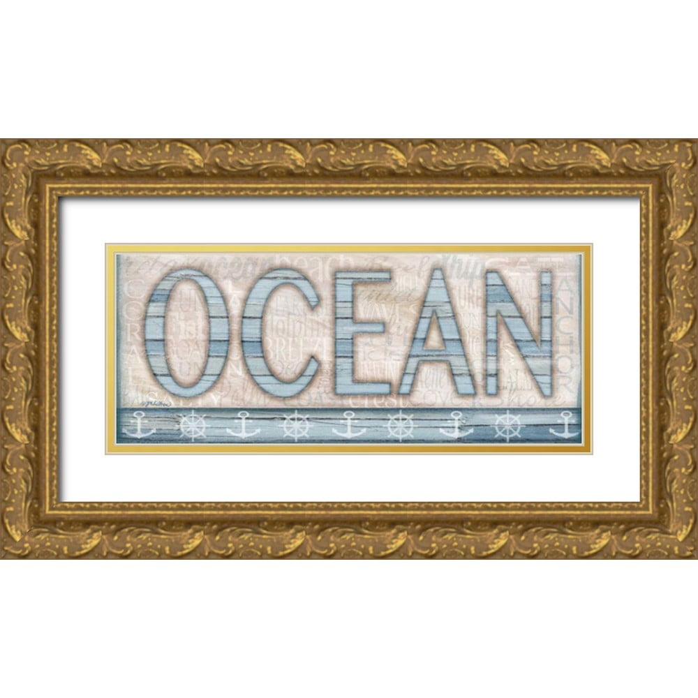 Killeen, Jen 18x10 Gold Ornate Wood Framed with Double Matting Museum ...