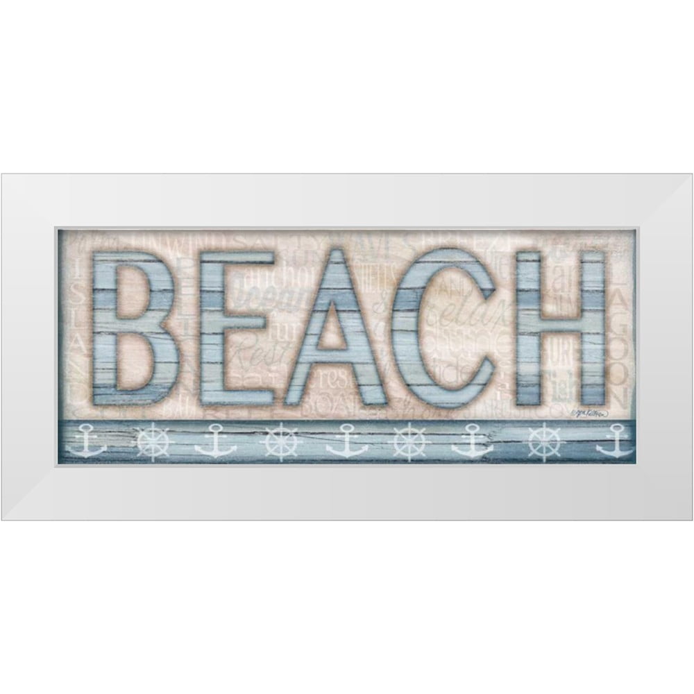 Killeen, Jen 18x10 White Modern Wood Framed Museum Art Print Titled ...