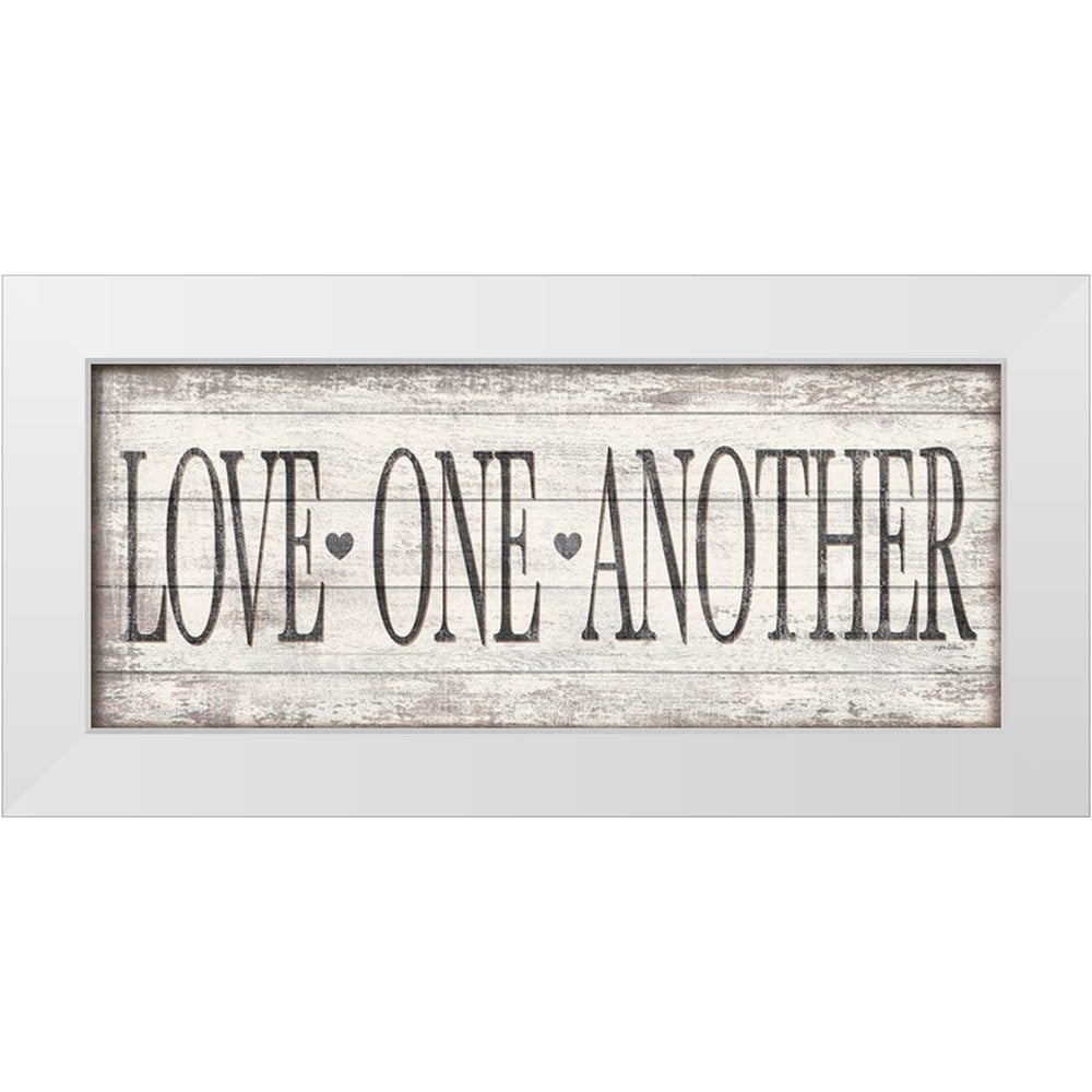 Killeen, Jen 18x10 White Modern Wood Framed Museum Art Print Titled ...