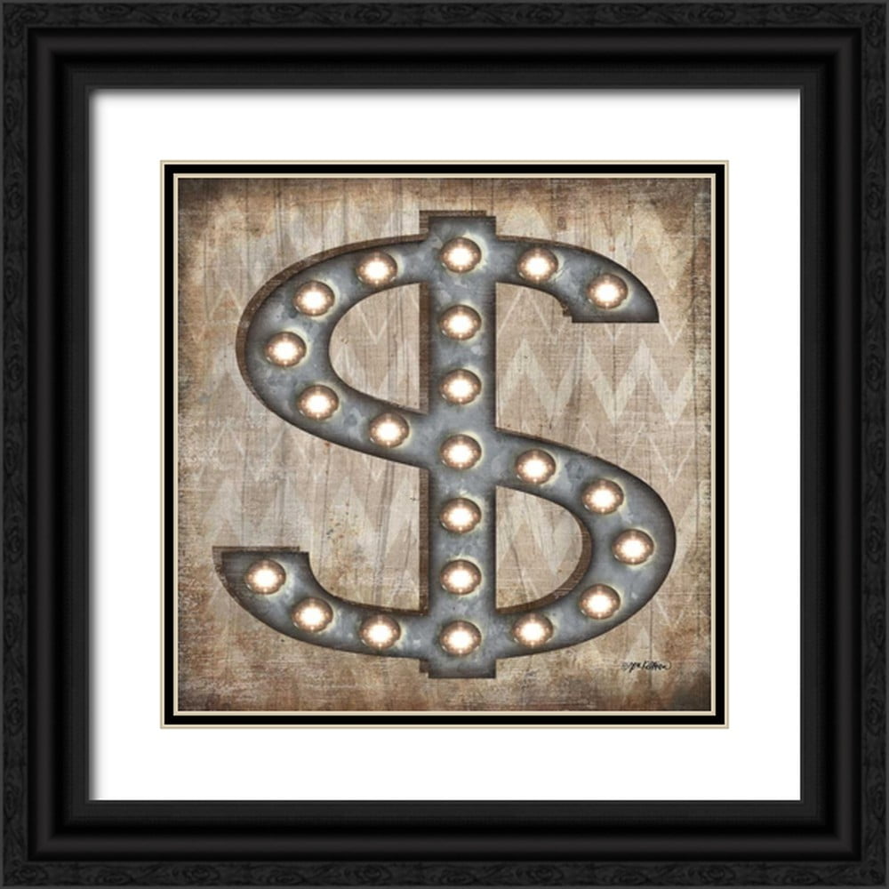 Killeen, Jen 20x20 Black Ornate Wood Framed with Double Matting Museum ...