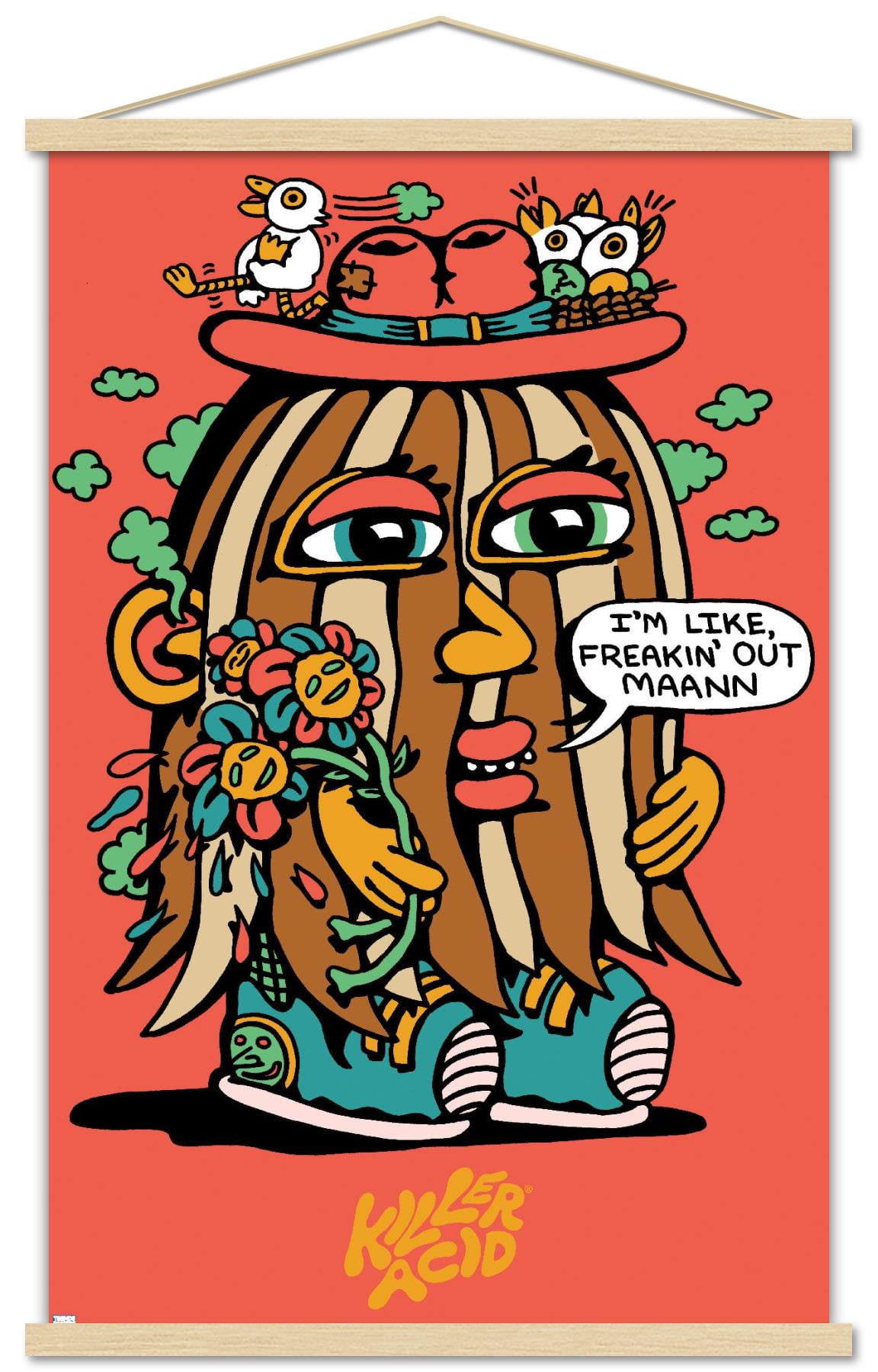 Killer Acid - Freak Wall Poster with Magnetic Frame, 22.375" x 34 ...