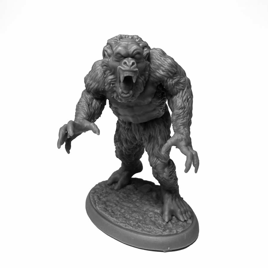Killer Ape Miniature 25mm Heroic Scale Figure 3D Printed Dungeon ...