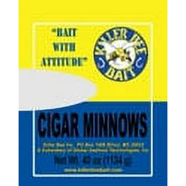 Killer Bee Bait Frozen Cigar Minnows for Snapper, Grouper, King ...