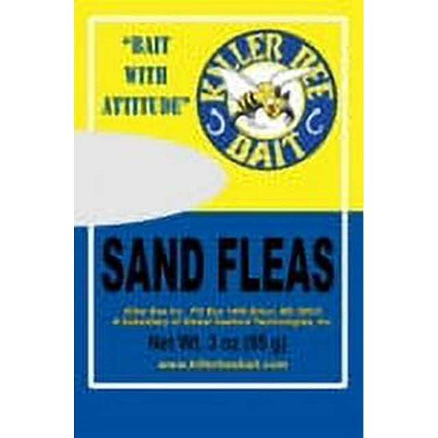 Killer Bee Bait Frozen Sand Fleas for Pompano & Sheepshead, 3 oz ...