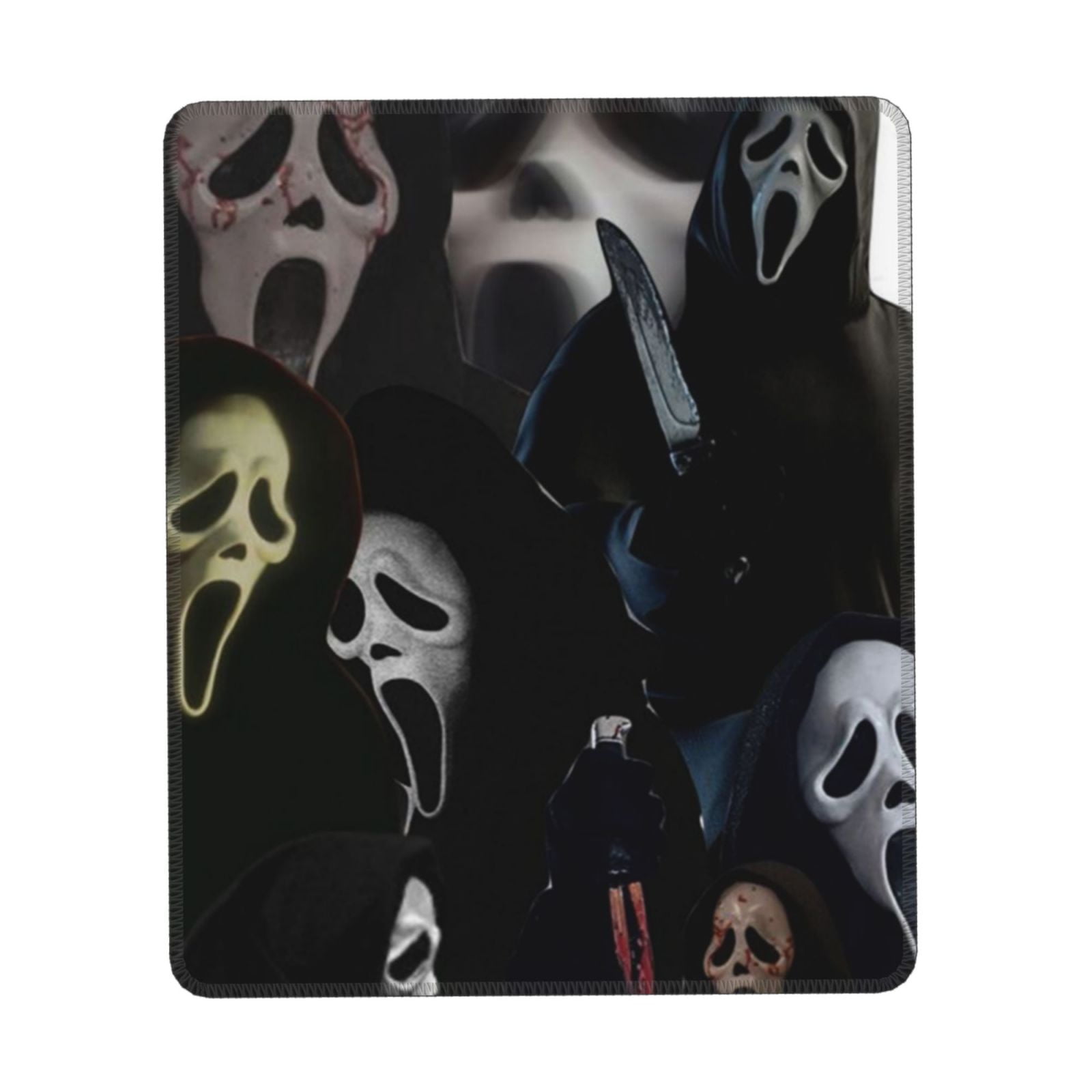 Killer Ghostface Scream Mouse Pad Non-Slip Rubber Base Mousepad Desktop ...