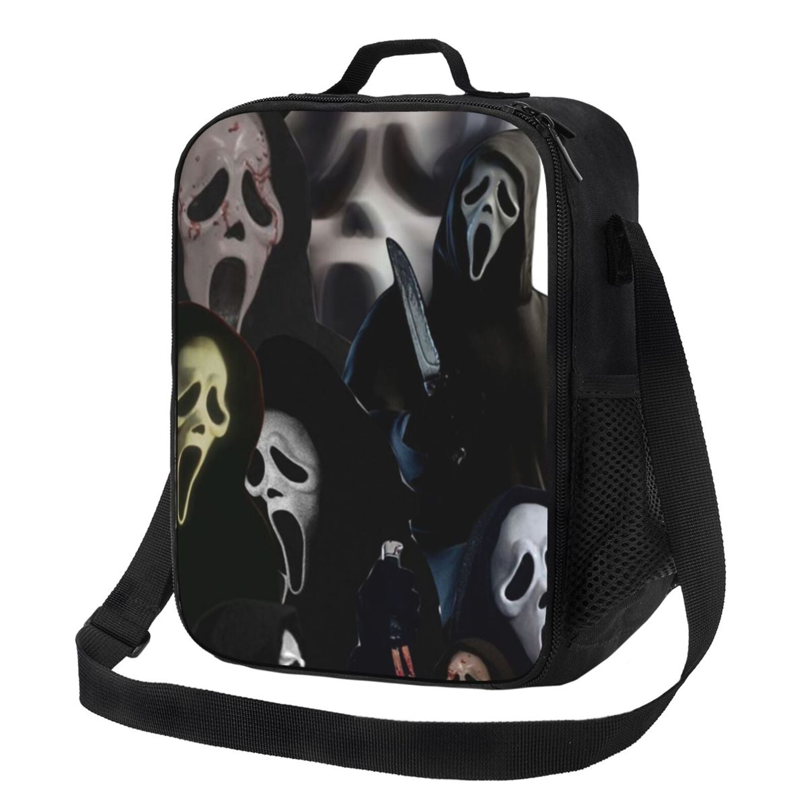 Killer Ghostface Scream Portable Lunch Bag Tote Bento Bag Insulated ...