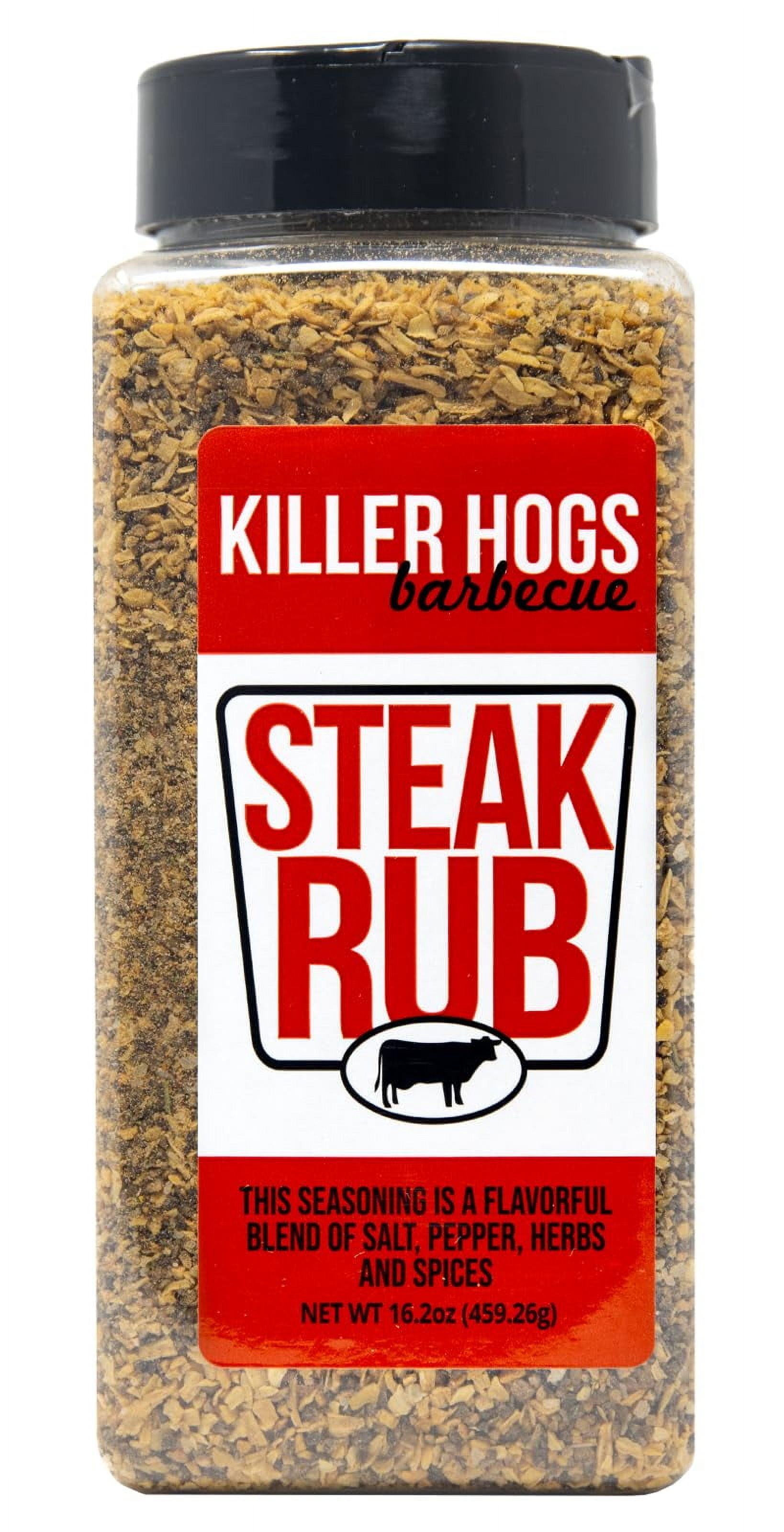 Killer Hogs Steak Rub | Championship BBQ and Grill Seasoning for Beef ...