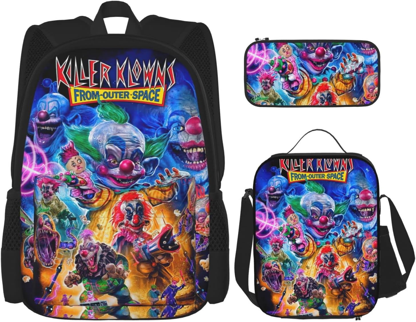 Killer Horror Klowns Movie from Outer Space Backpacks With Lunch Box ...