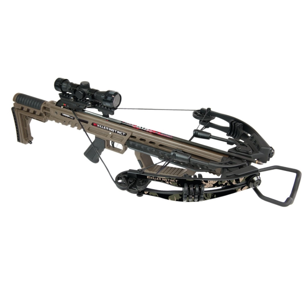 Killer Instinct Lethal 405HD Crossbow Kit with Redesigned Stock and ...