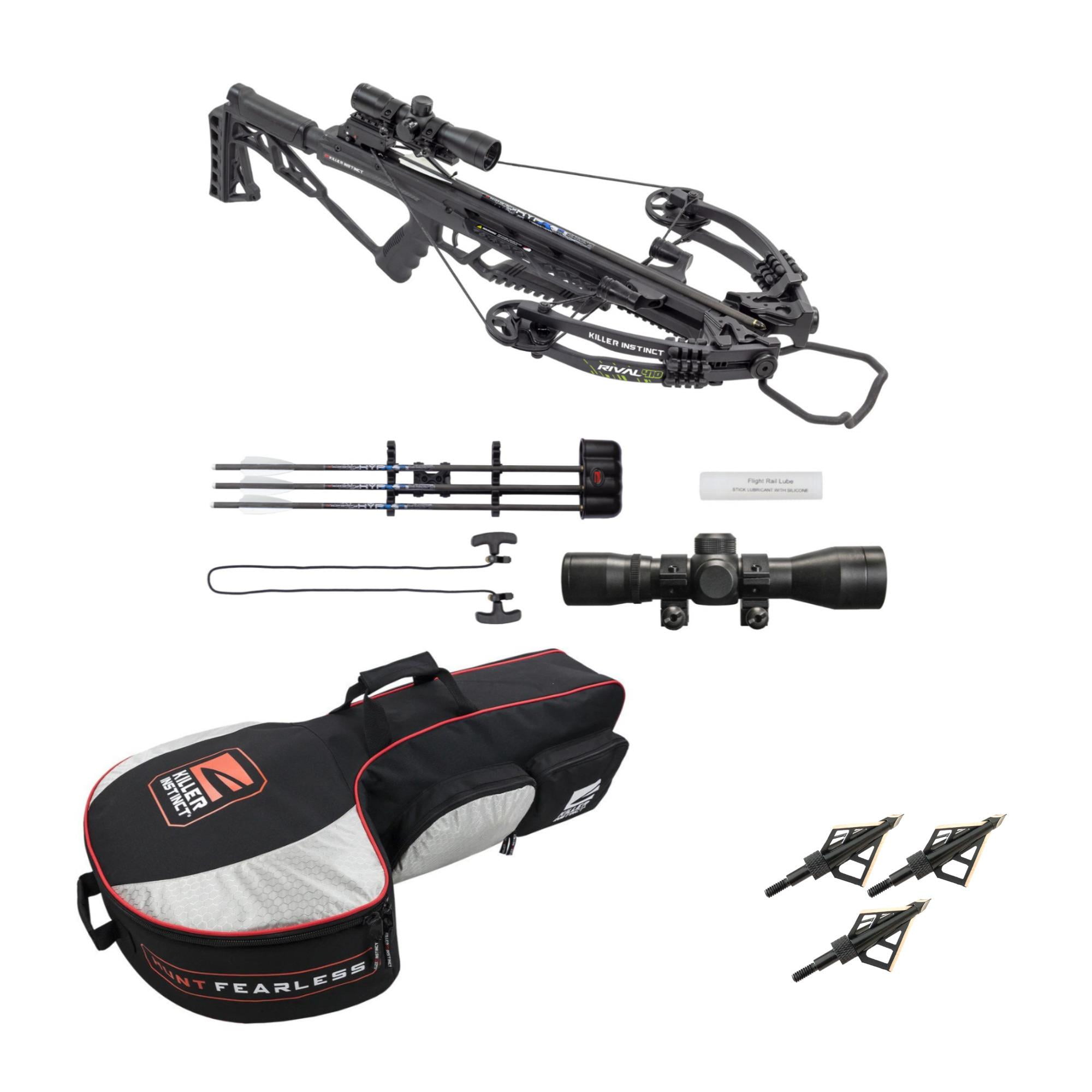 Killer Instinct Rival 410 Agile Crossbow, Powerful Archery Bow with ...