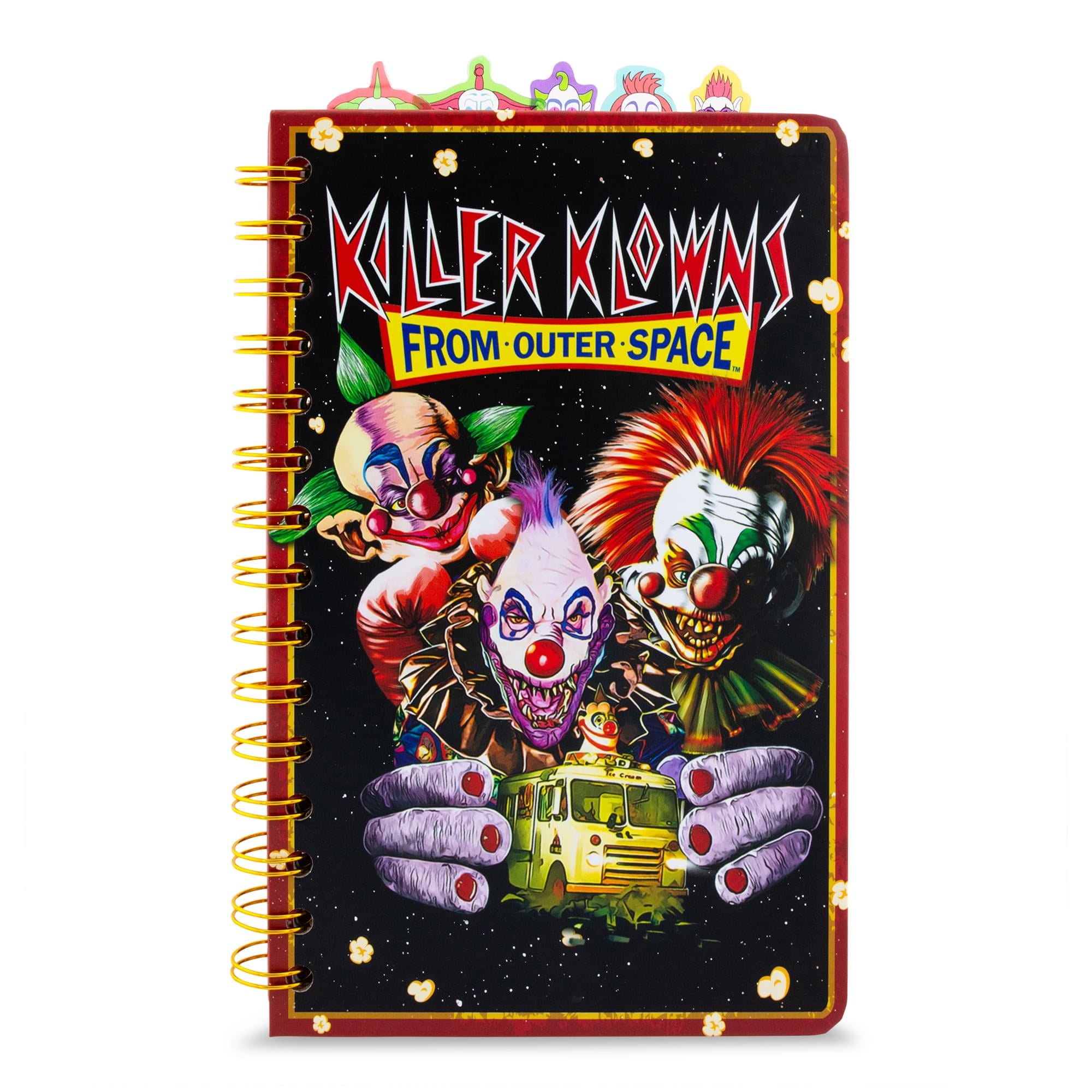 Killer Klowns From Outer Space 5-Tab Spiral Notebook With 75 Sheets ...