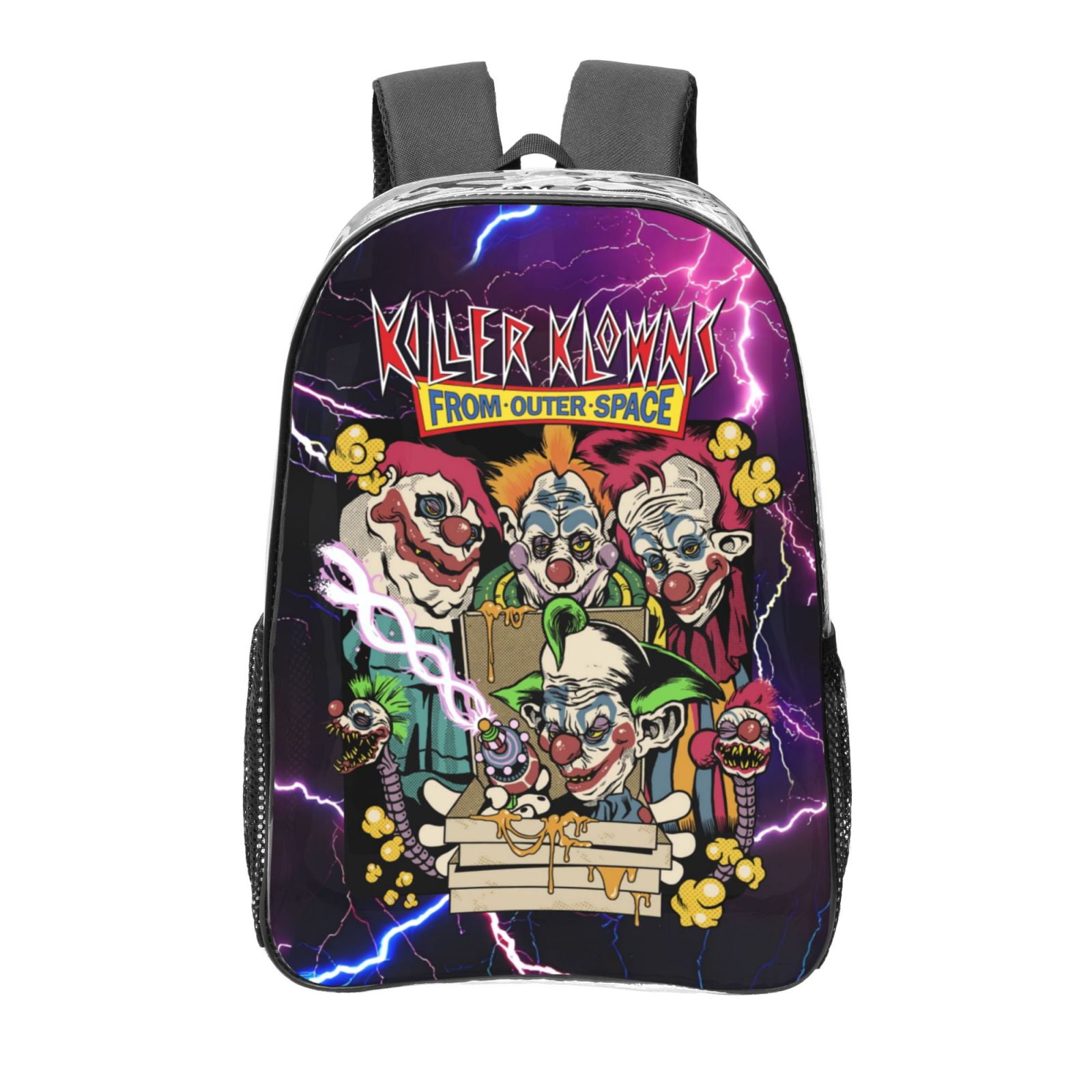 Killer Klowns From Outer Space Clear Backpack Unisex- Large Pvc ...