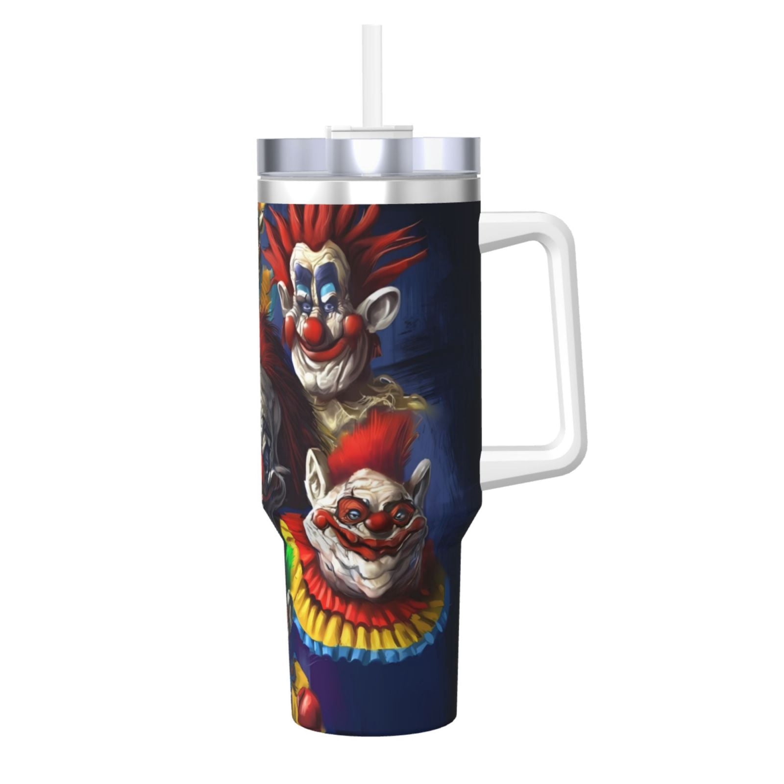 Killer-Klowns-From-Outer-Space-Clown 40 Oz Car Cap, Tumbler With Handle ...