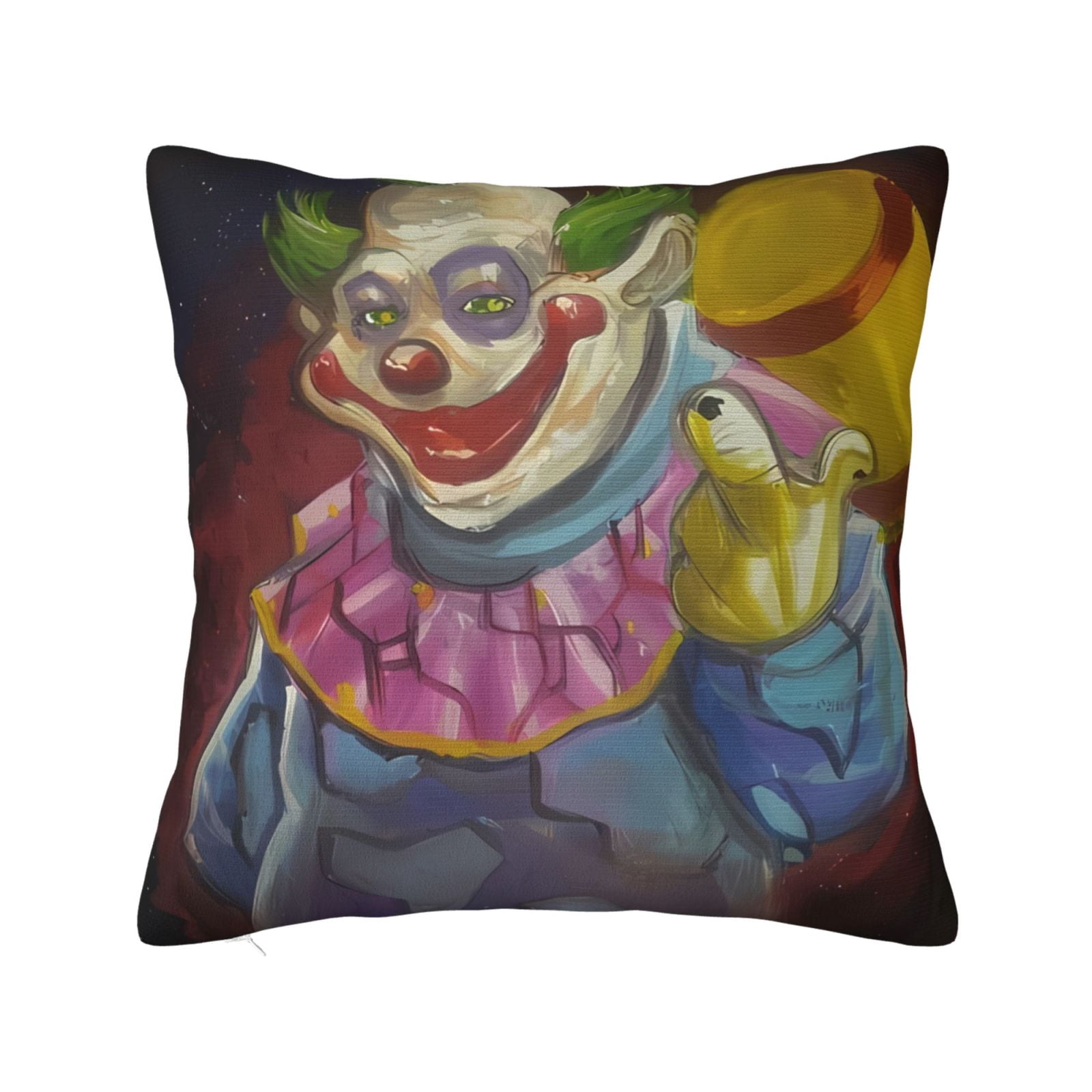 Killer-Klowns-From-Outer-Space-Clown Pillow Covers, Soft Square Cushion ...