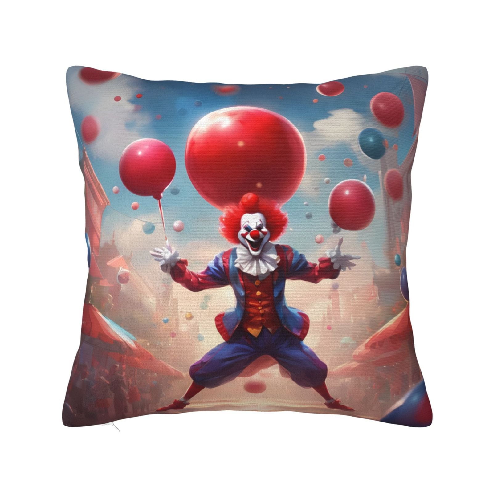 Killer-Klowns-From-Outer-Space-Clown Pillow Covers, Soft Square Cushion ...