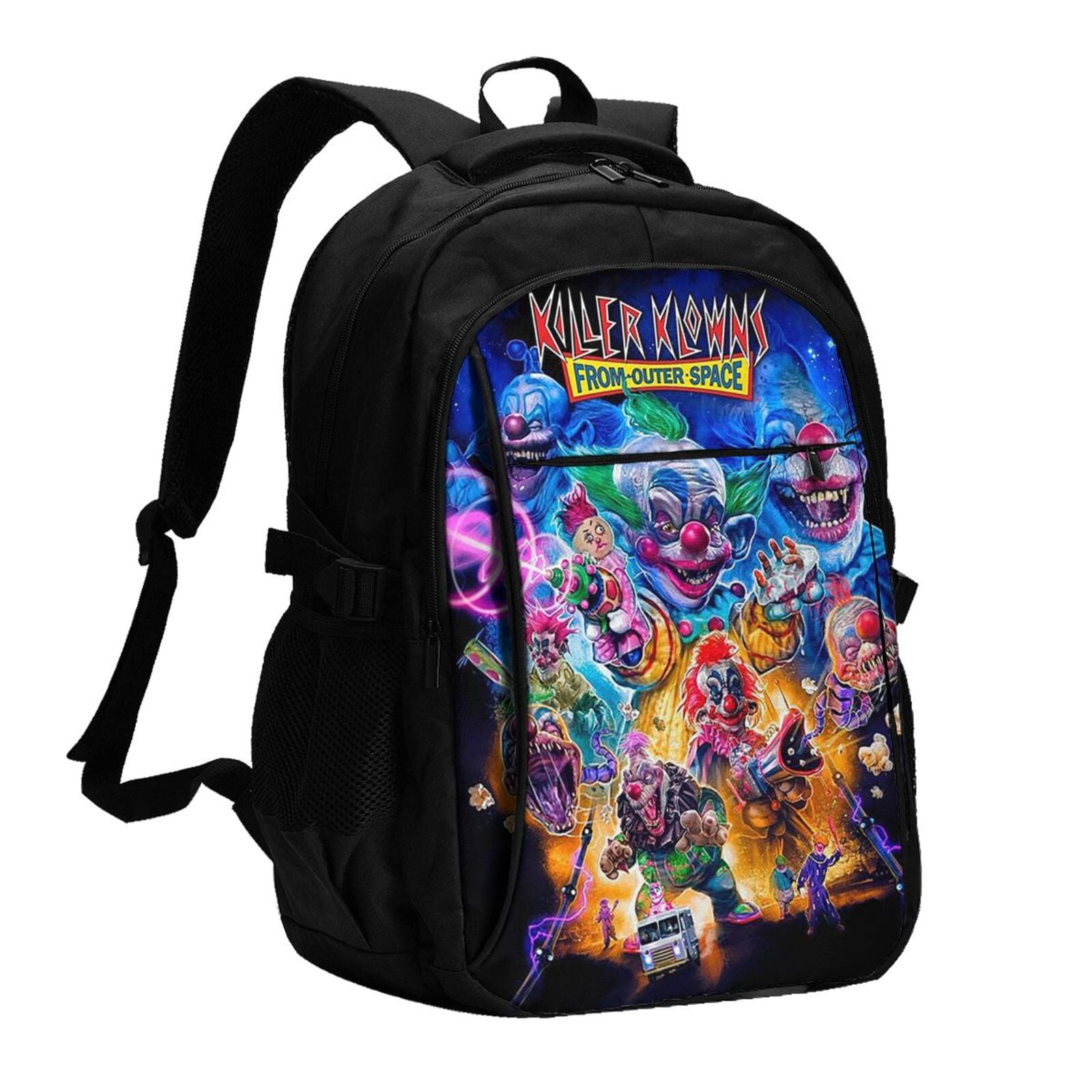 Killer Klowns From Outer Space Laptop Backpack with USB Charging Port ...